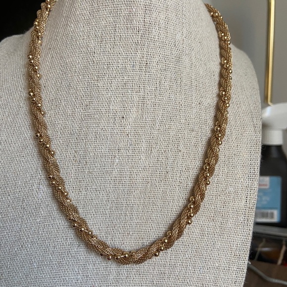 Avon | Jewelry | Vintage Avon Gold Toned Braid And Ball Woven In A ...